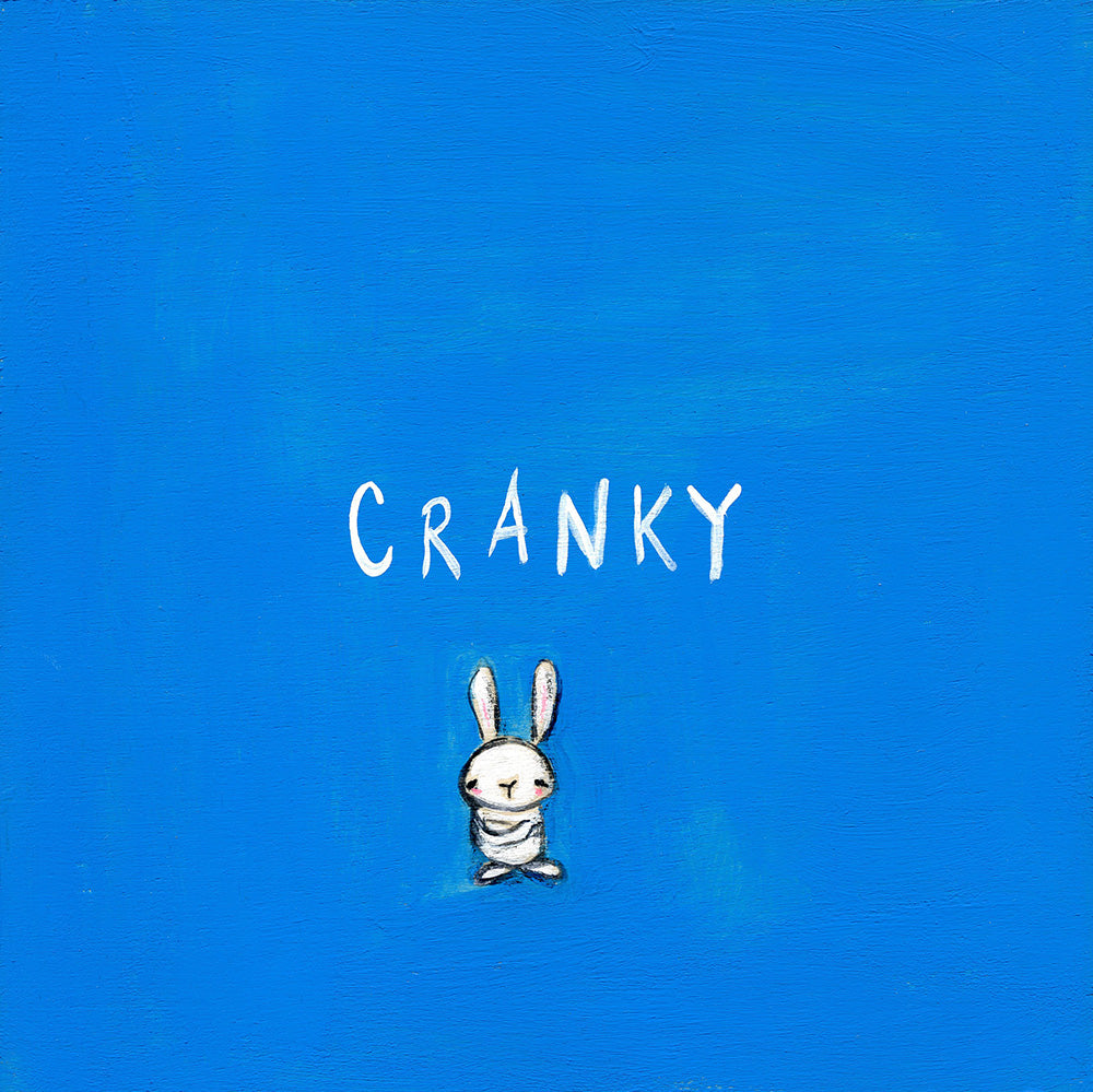 the cranky bunny | print– Creative Thursday